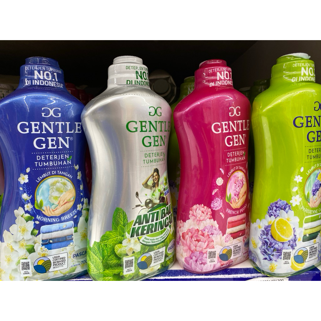 Jual gentlegen detergen cair liquid botol 700 ml all varian | Shopee ...