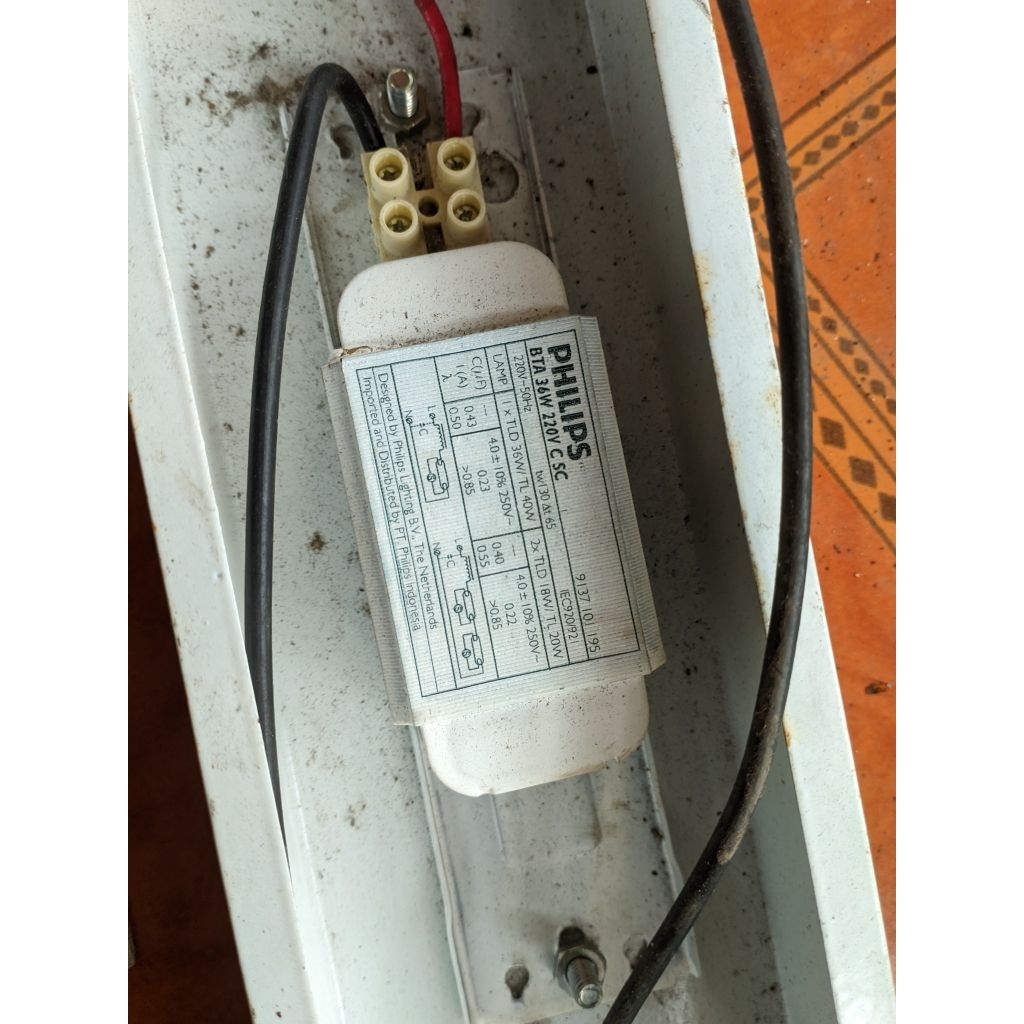 Jual ballast trafo / travo lampu tl neon Philips BTA 36watt bekas ...