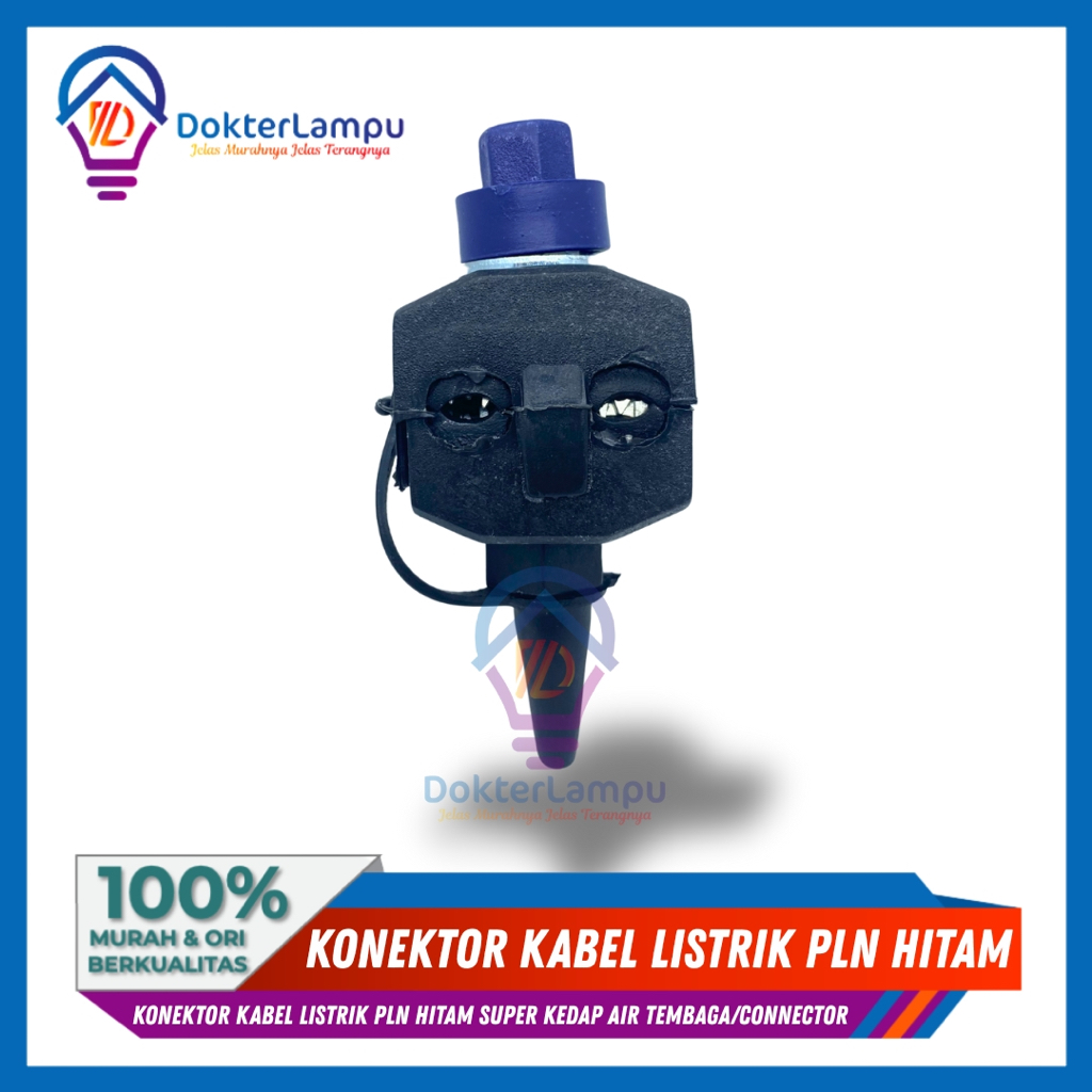 Jual Konektor Kabel Listrik PLN HITAM SUPER Kedap Air Tembaga/Connector ...