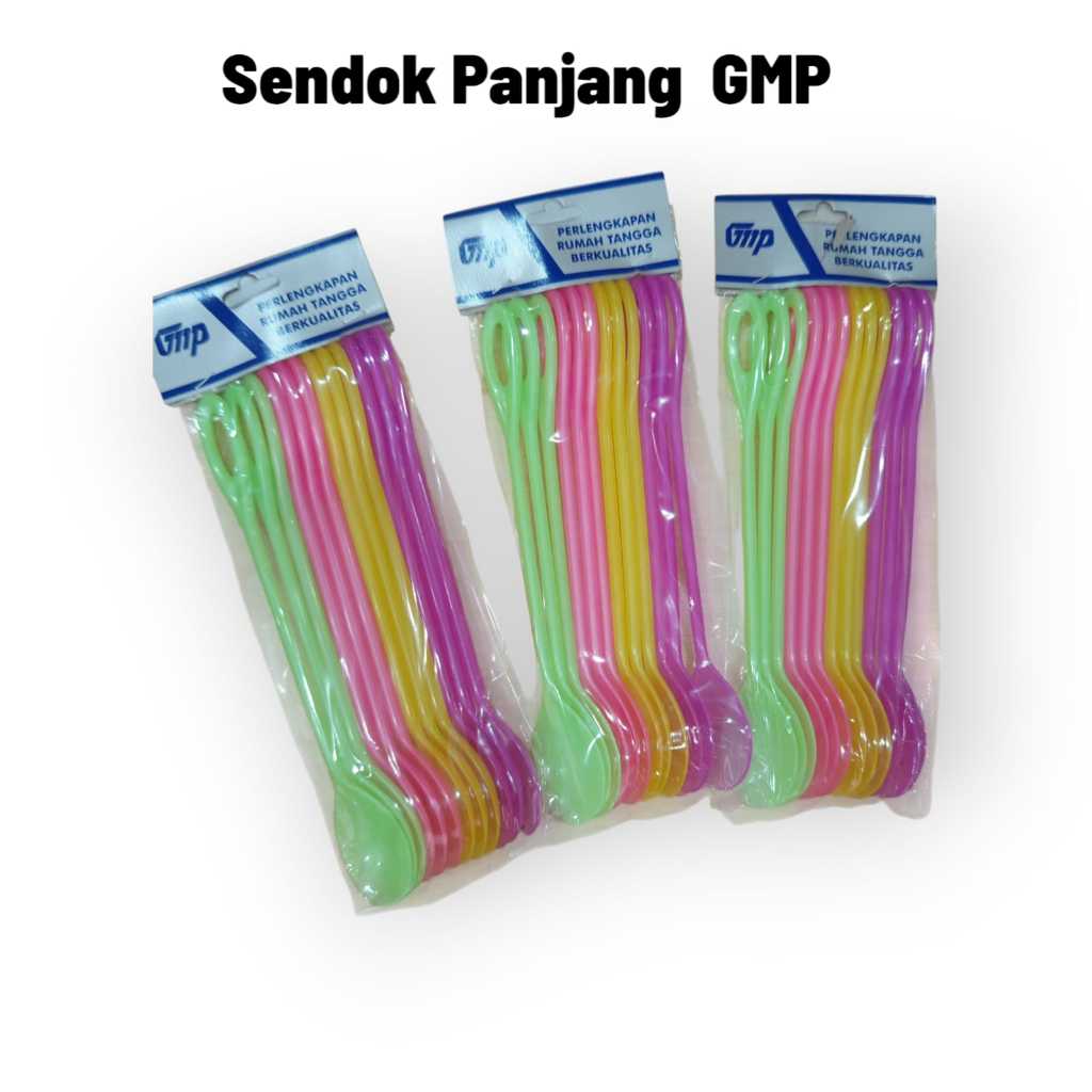 Jual Sendok Plastik Panjang GMP/ Sendok Es Teh Es Jeruk/ Sendok Aduk ...