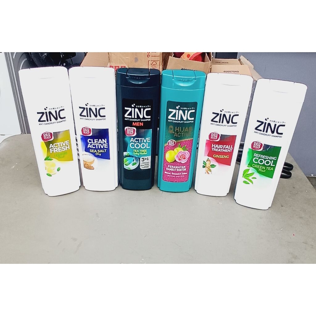 Jual ZINC shampoo 340 ml (BOTOL BESAR) | Shopee Indonesia