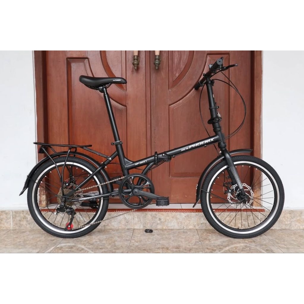Jual SEPEDA LIPAT 20" PHOENIX 6657 TERBARU (FRAME BULAT) | Shopee Indonesia