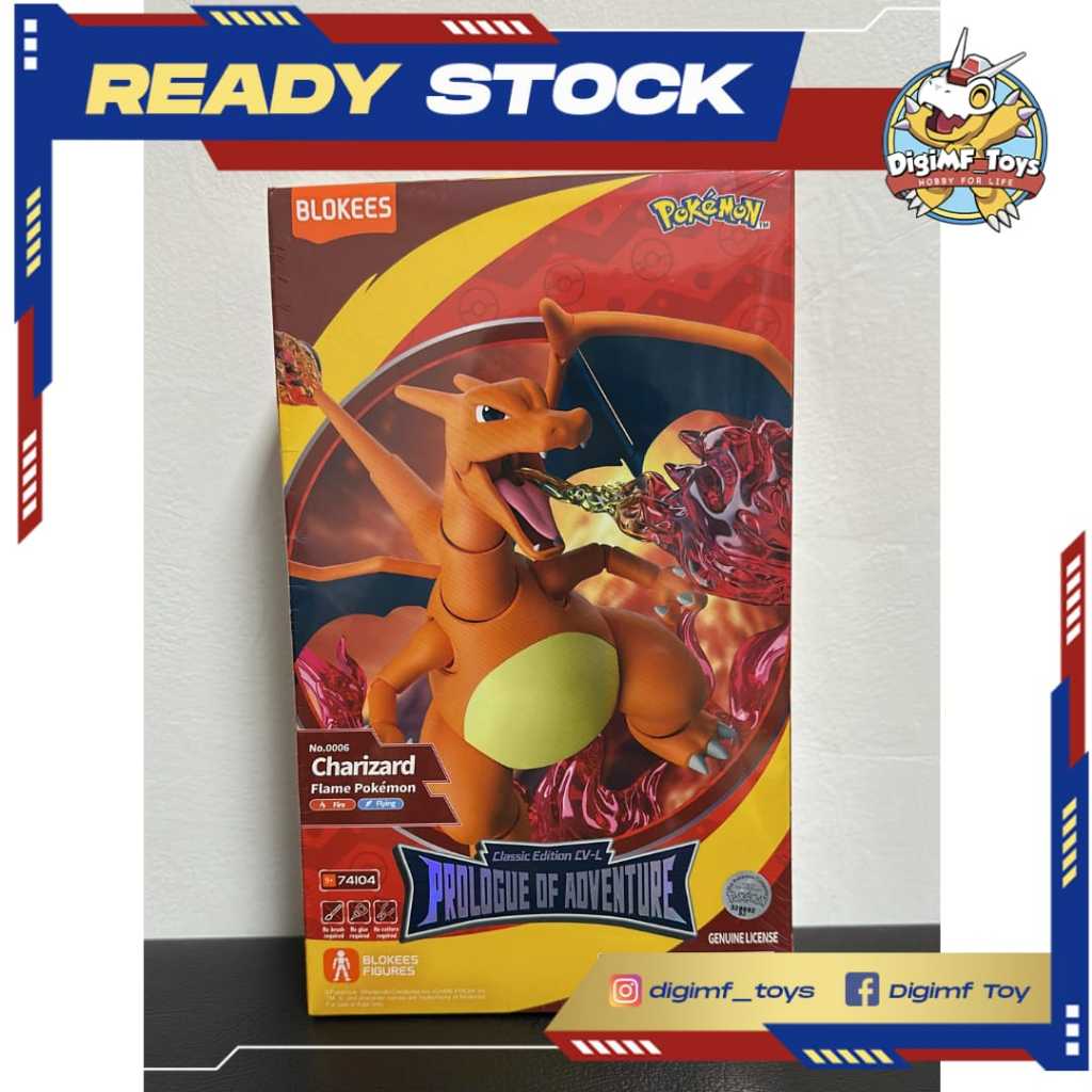 Jual BLOKEES POKEMON CLASSIC EDITION CV-L CHARIZARD | Shopee Indonesia