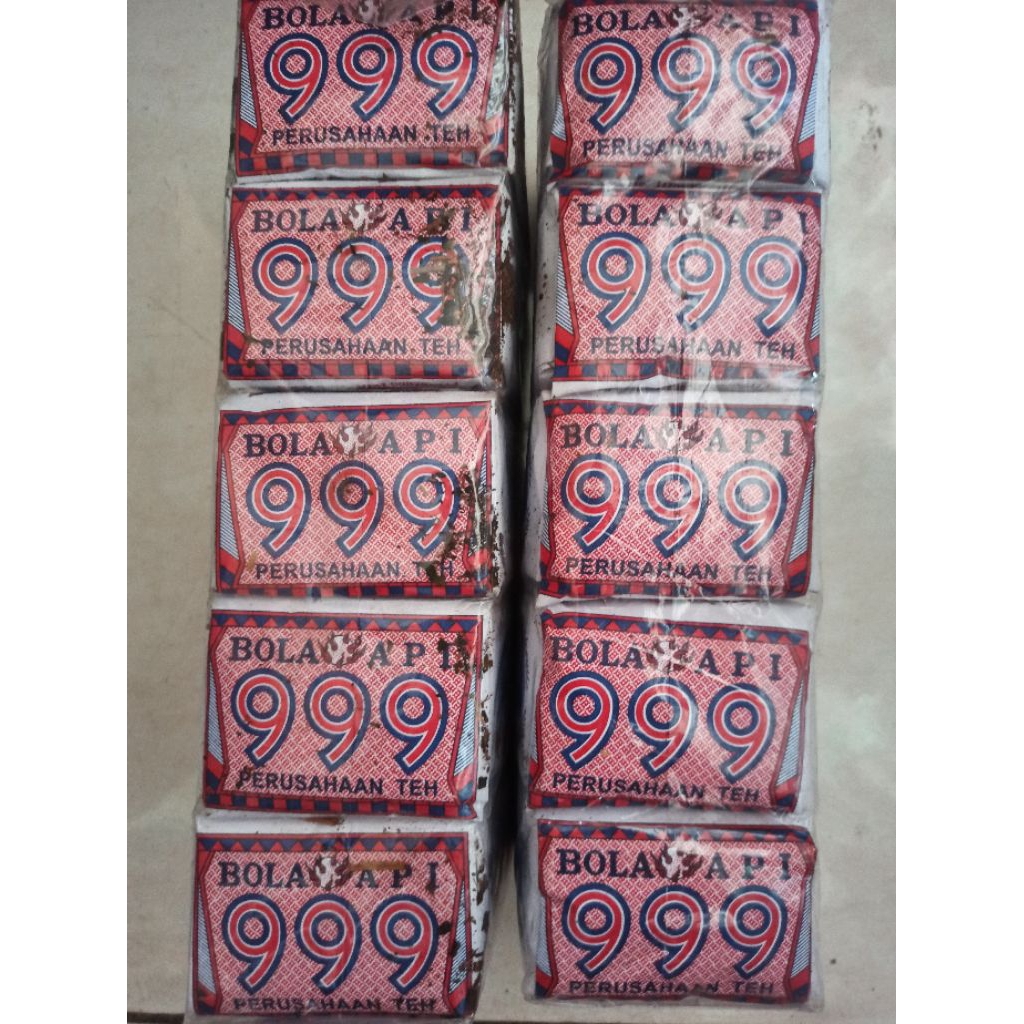 Jual Teh 999 Bola Api 42g (1 Slop Isi 10 Bungkus) | Shopee Indonesia