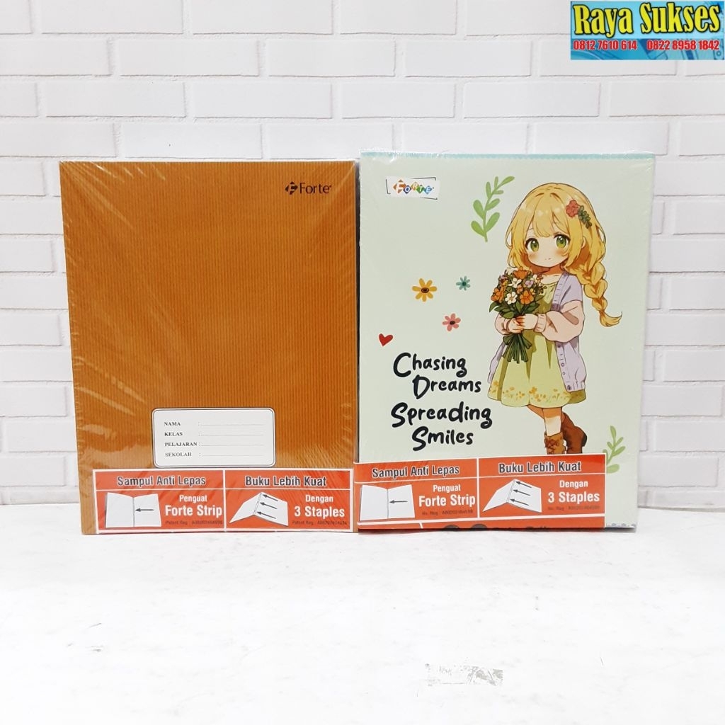 Jual Buku Tulis Forte Kraft 38 Lembar/Buku Tulis Forte Karakter 38 ...