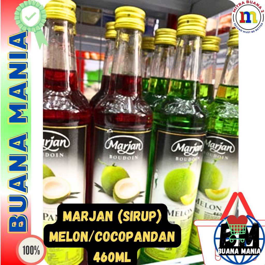 Jual SIRUP MARJAN MELON / COCOPANDAN 460ML | Shopee Indonesia