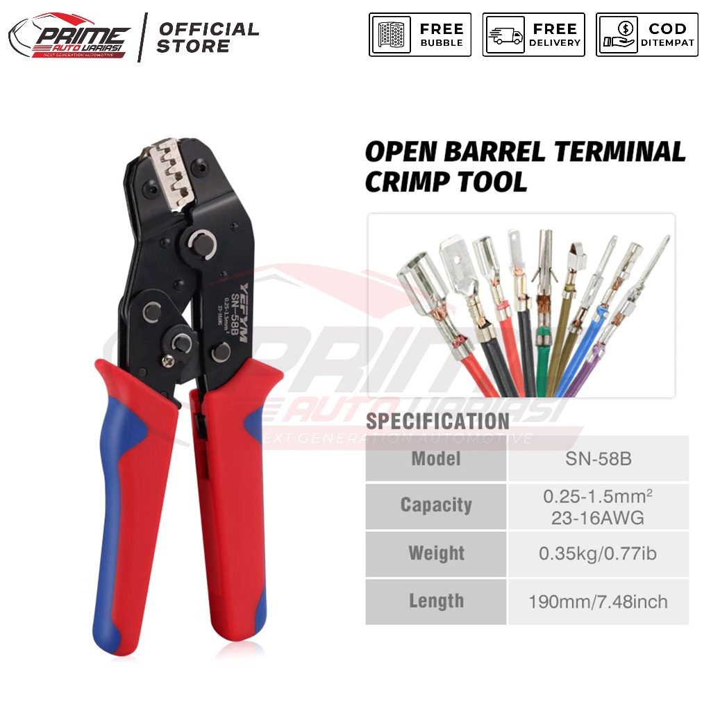 Jual Tang Press Skun Tang Skun Press Skun - Tang Crimper Terminal Cable ...