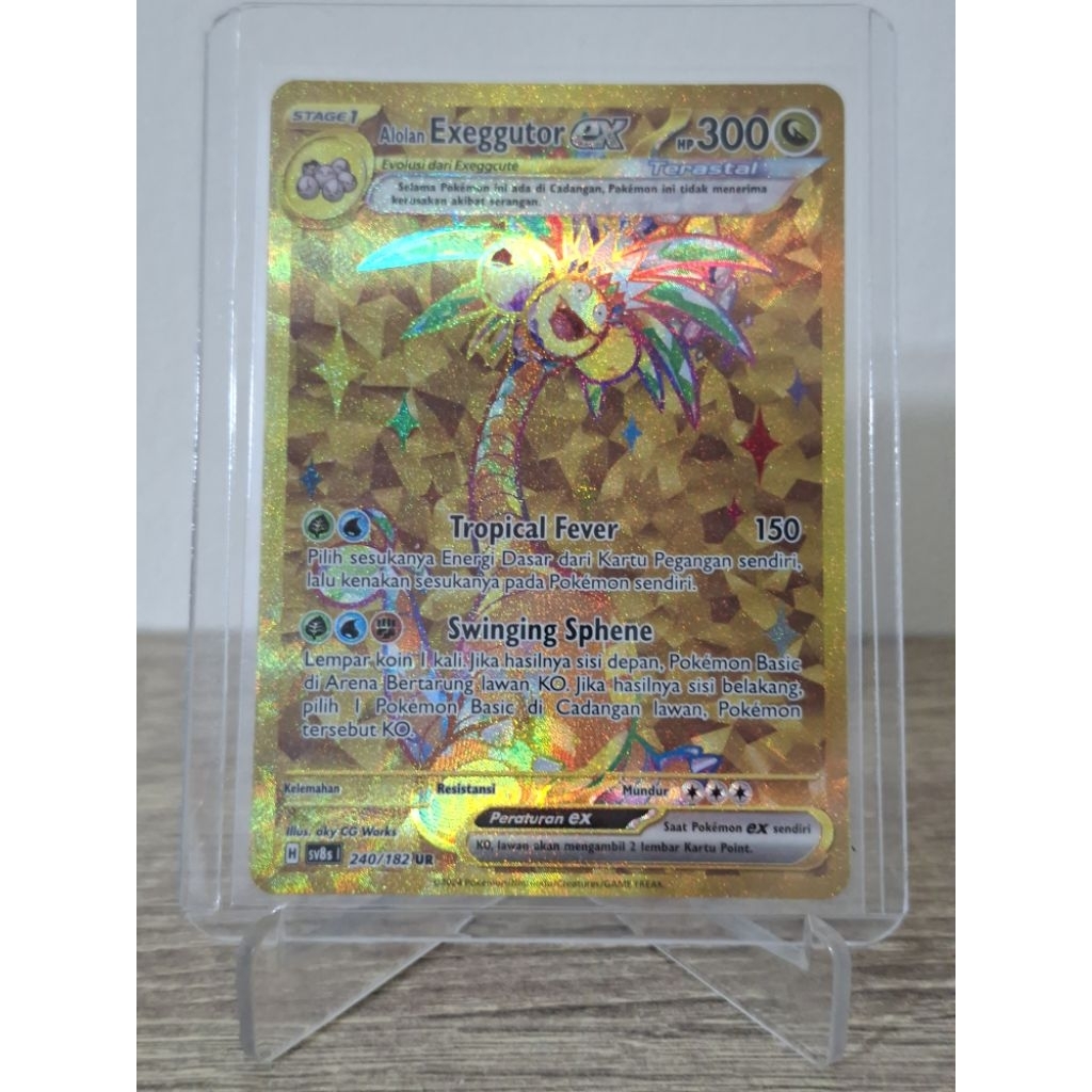 Jual Alolan Exeggutor EX UR SV8s 240/182 - Pokemon TCG Indonesia ...