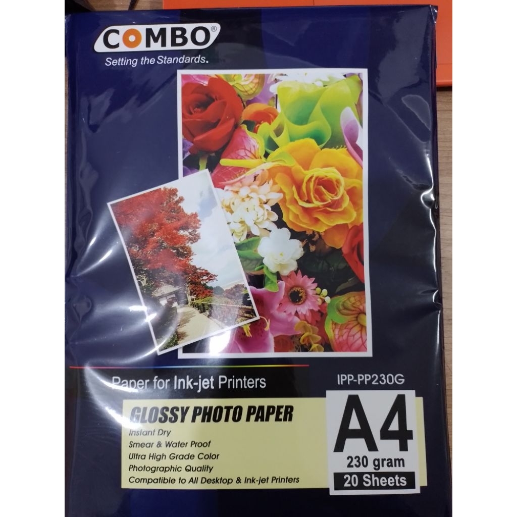 Jual Kertas Photo Glossy 230gr ukuran A4 | Shopee Indonesia