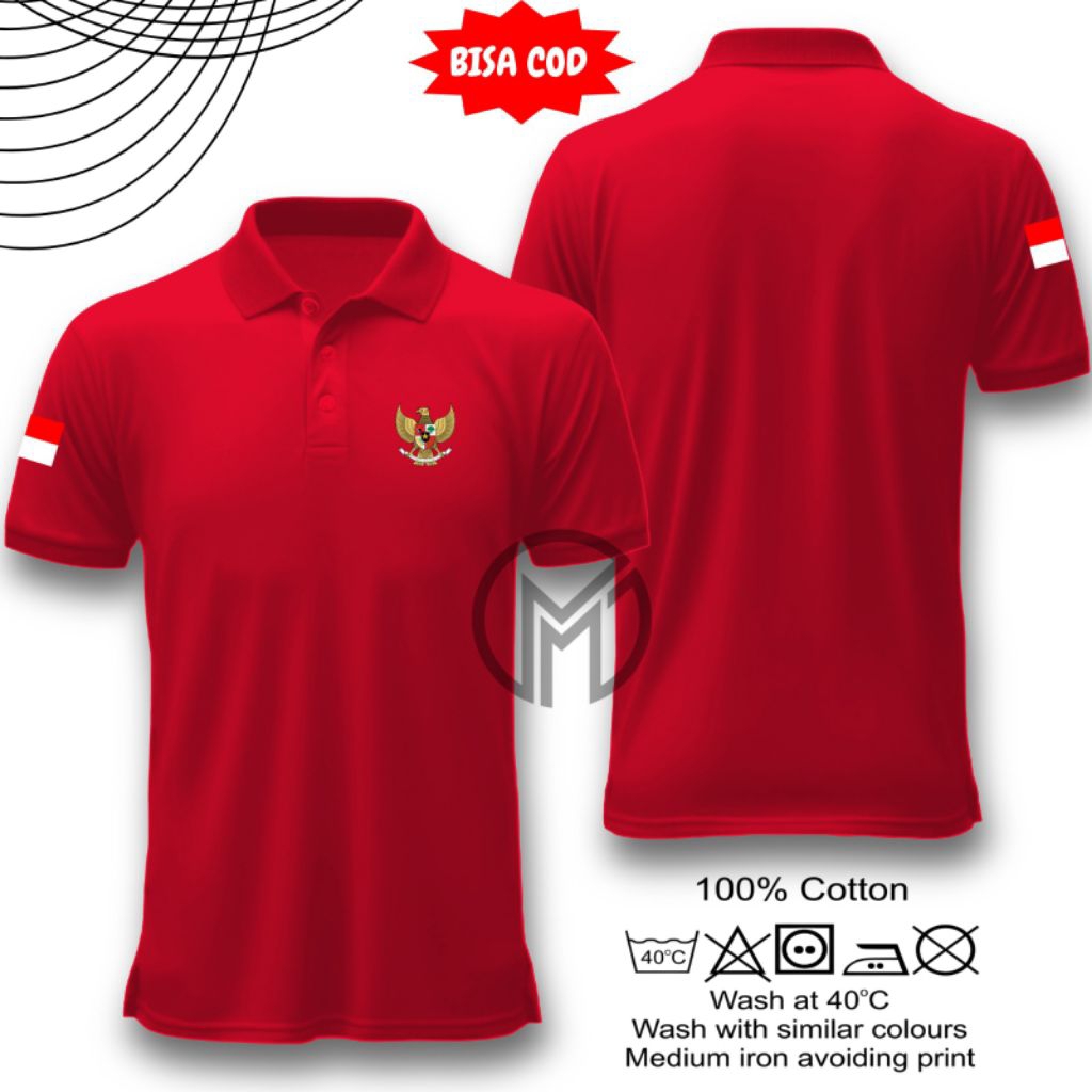 Jual POLOSHIRT BERKERAH LOGO GARUDA PANCASILA - Baju Berkerah Logo ...