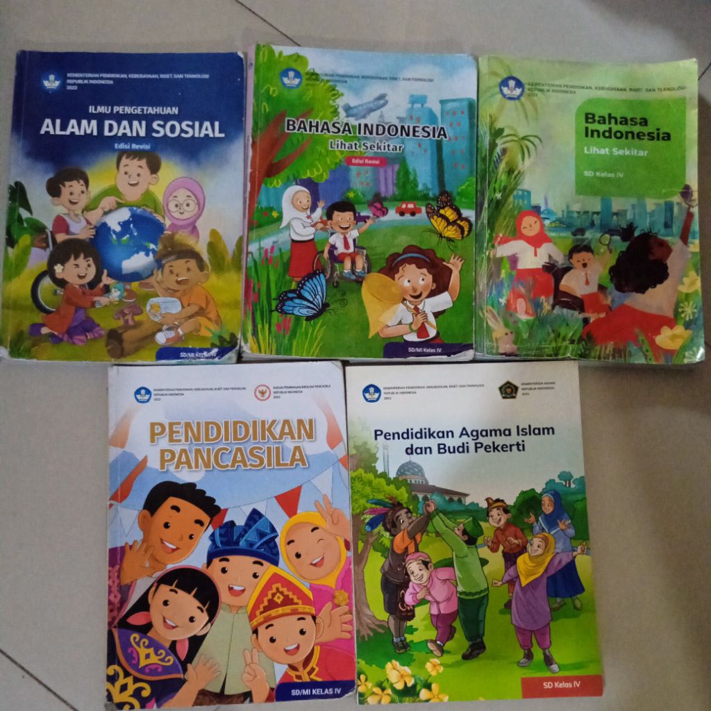 Jual BUKU PELAJARAN SD KELAS 4 KURIKULUM MERDEKA 2023 / IPS BAHASA ...