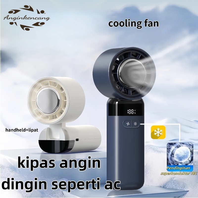 Jual kipas tangan lipat kipas angin mini cooling fan kipas portable ...
