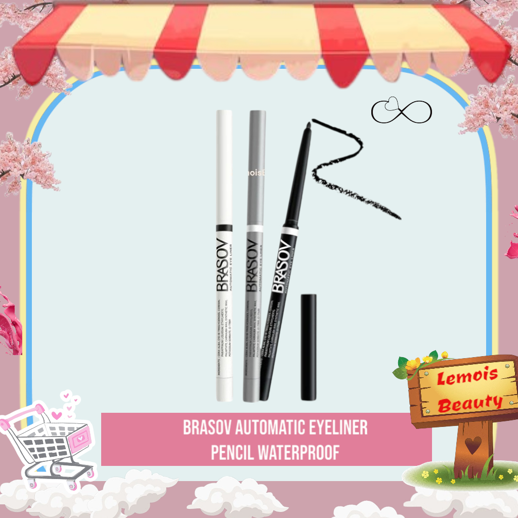 Jual LemoisBeauty- BRASOV AUTOMATIC EYELINER PENCIL WATERPROOF ( 0.35 g ...