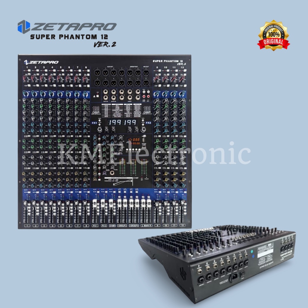 Jual Zetapro Mixer Super Phantom 12 Ver 2 Original (Double Effect) | Shopee Indonesia