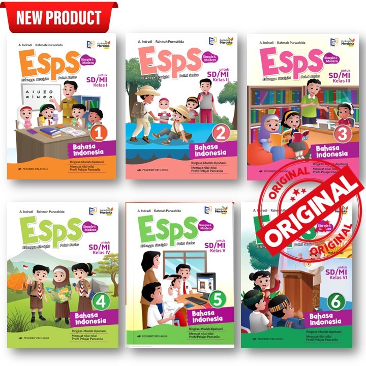Jual ESPS BAHASA INDONESIA REVISI SD/MI KELAS 1 2 3 4 5 6 KURIKULUM MERDEKA ERLANGGA | Shopee ...