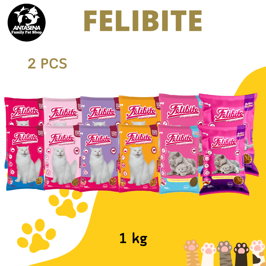 Jual Felibite 1 kg Makanan Kucing Cat Food Freshpack | Shopee Indonesia