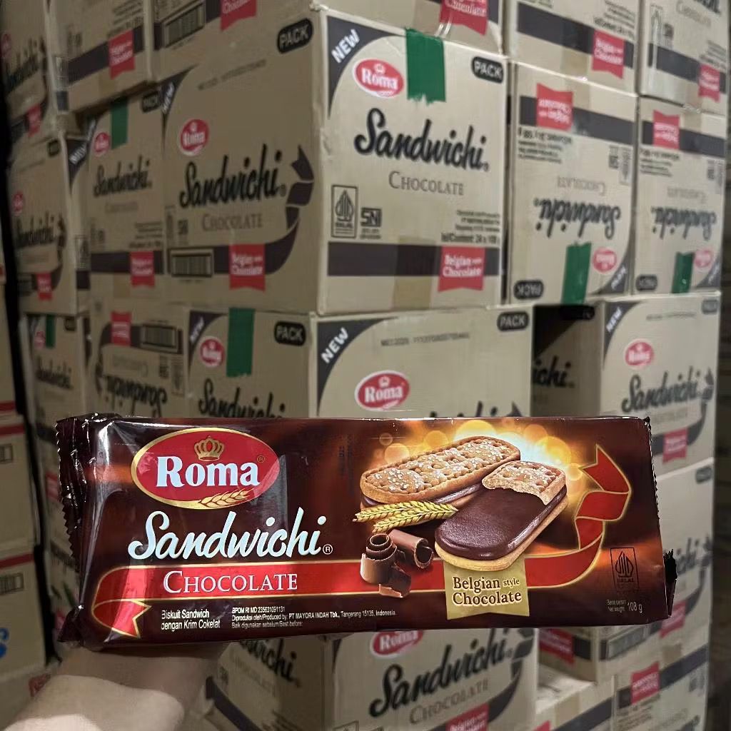 Jual Roma sandwich 108 gram 1 dus isi 24 pcs (kecil) | Shopee Indonesia