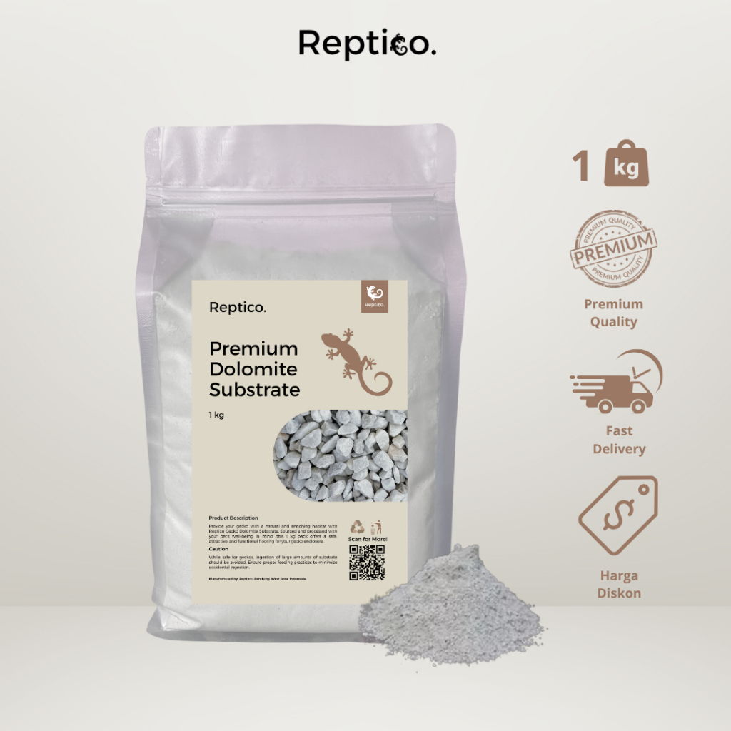 Jual Dolomit Gecko 1kg – Alas Reptil Aman Tidak Berdebu | Halus | Grade ...