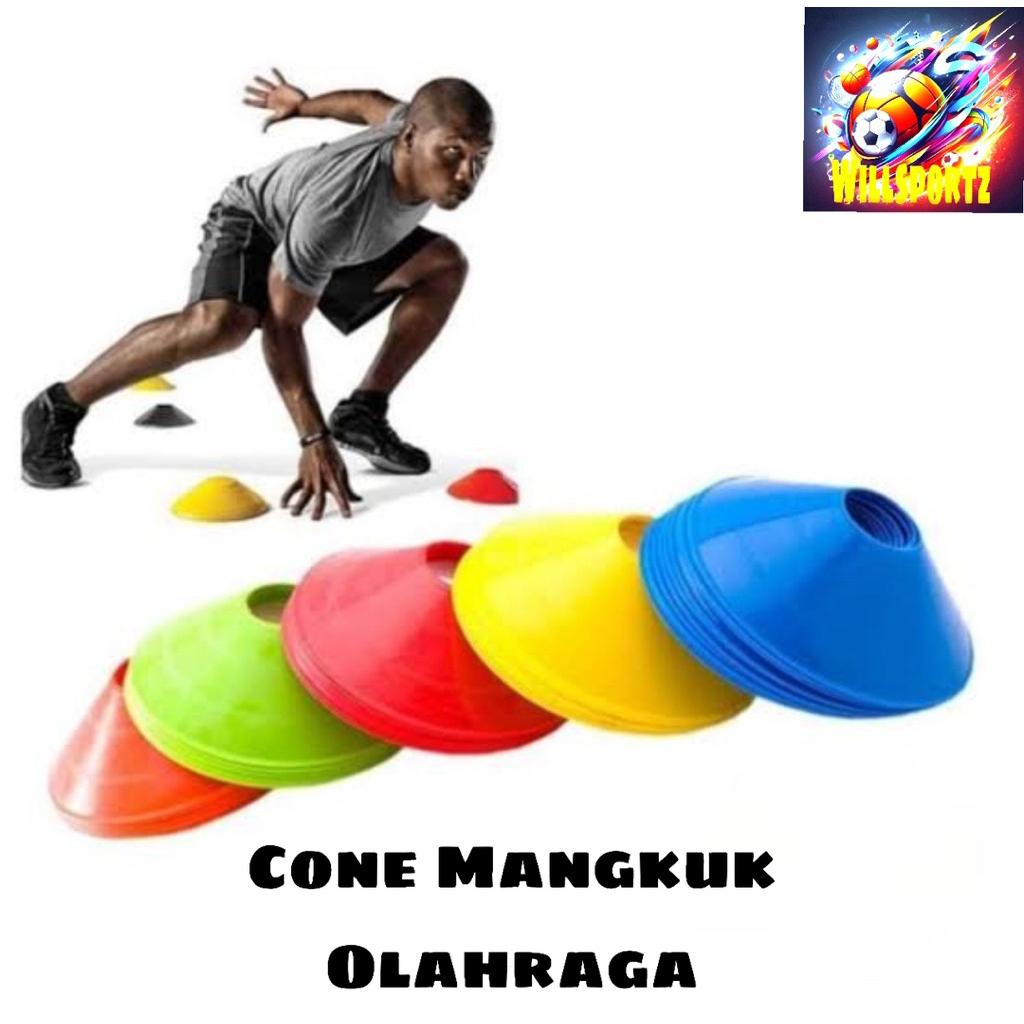 Jual Cone Mangkuk Untuk Training Cone Mangkuk Futsal Untuk Latihan ...