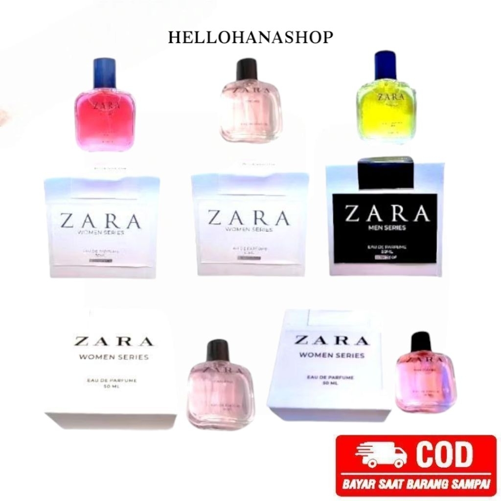 Jual PARFUM ZARA WOMEN & MEN EDP 50ML | Shopee Indonesia