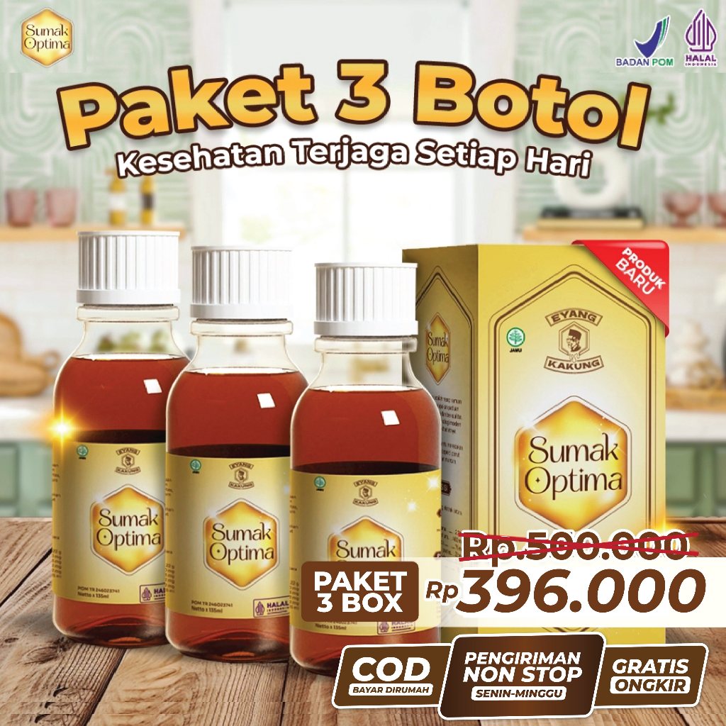 Jual Paket Hemat 3 Box Sumak Optima - Madu Herbal Alami Sumak Optima ...