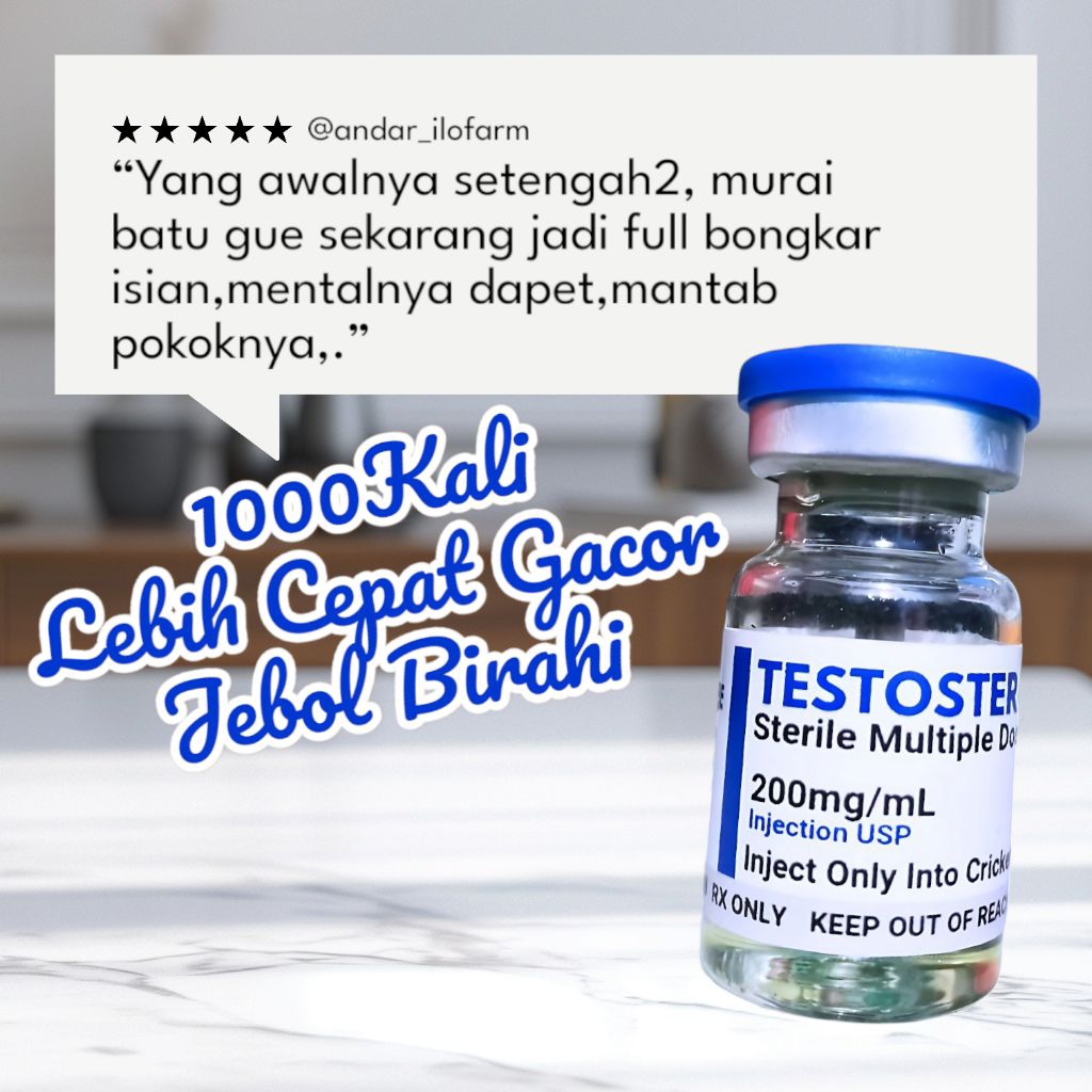 Jual TESTOSTERON 5 ML TESTOHORMON TESTOSTERONE khusus burung vitamin ...