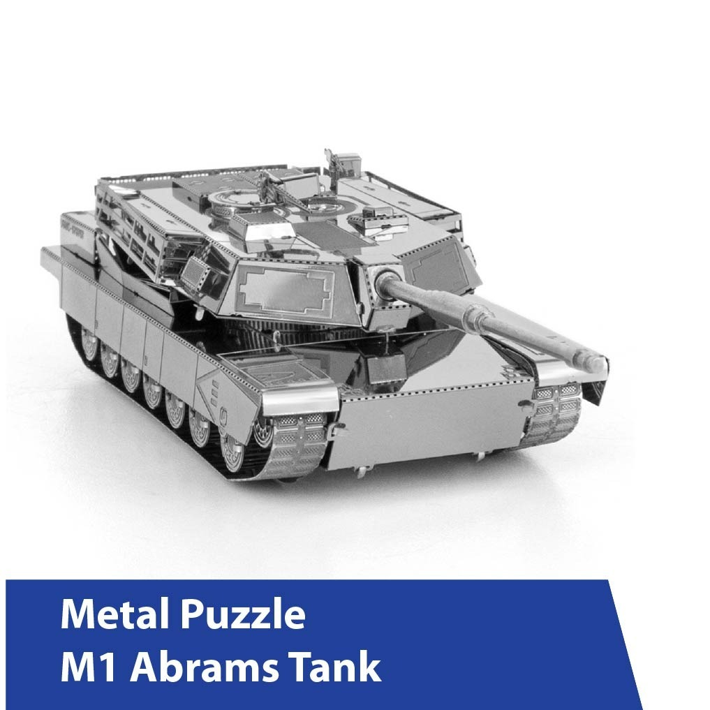 Jual Miniatur 3D Metal Puzzle M1 Abrams Tank | Mainan DIY | Shopee Indonesia