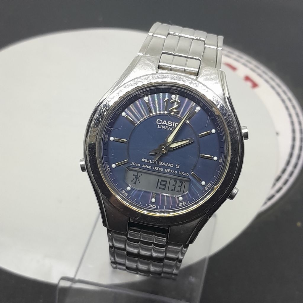Jual Jam tangan pria Casio Lineage multiband 5 LCW M200 Tough solar ...