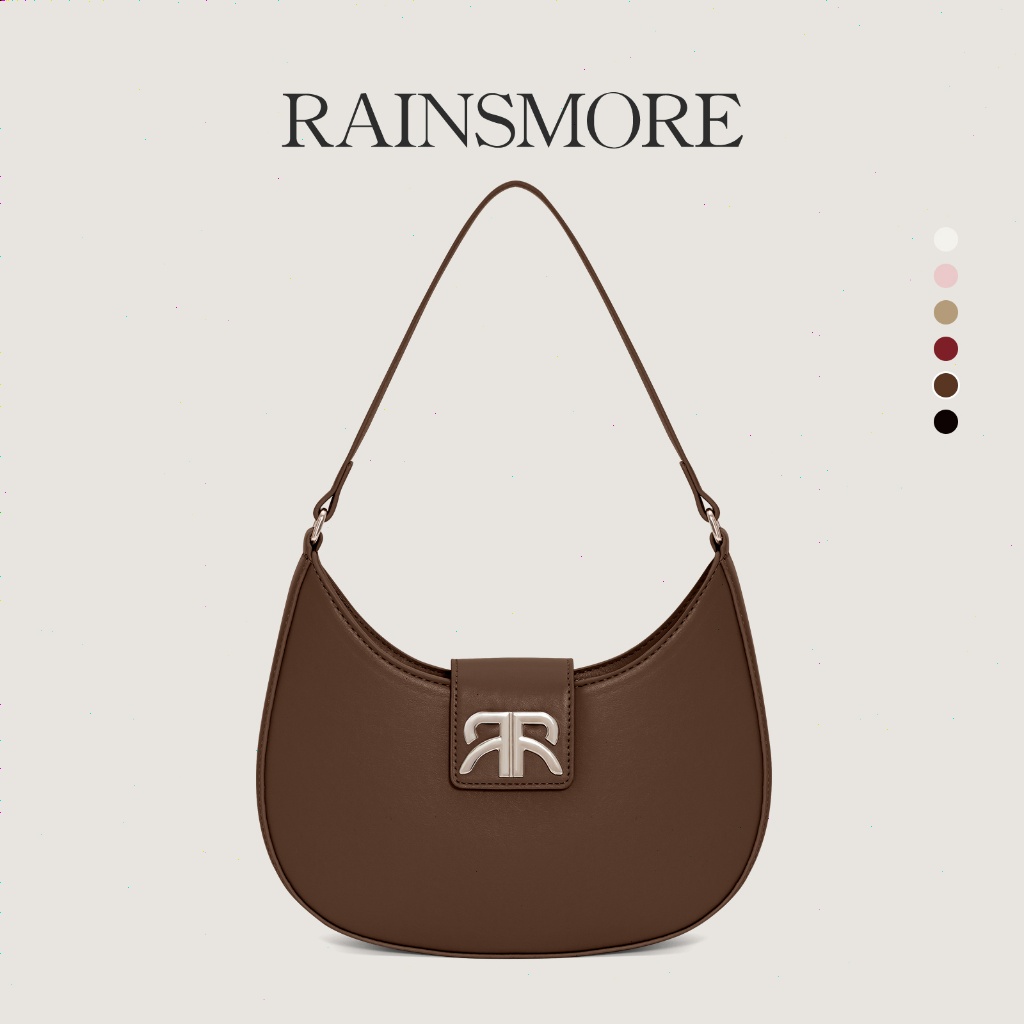 Jual RAINSMORE Tas Bulan Sabit Elegan – Gesper Logam Mewah, Tas Bahu ...