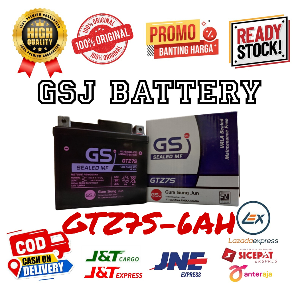Jual Aki Motor Yamaha NMax N Max N-Max GTZ7S GS Accu Kering MF ...