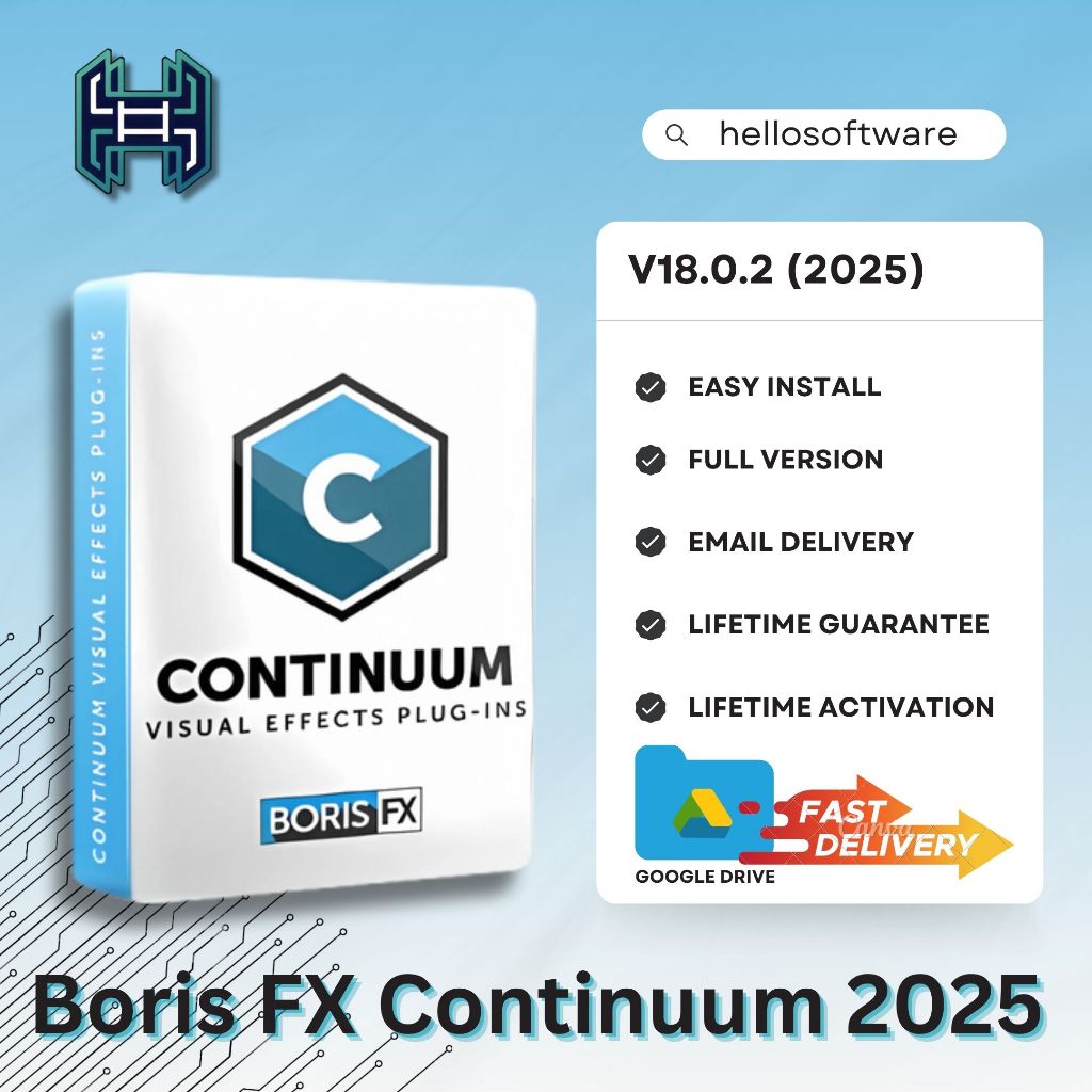 Jual (WIN/MAC) Boris FX Continuum 2025 v18.0.2 Full Version (Versi Terbaru) | Shopee Indonesia