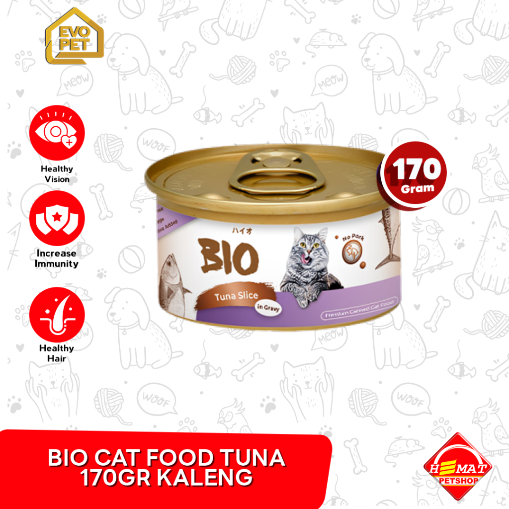 Jual Makanan Basah Kucing Bio Cat Kaleng Can Cat Wet Food 170gr ...