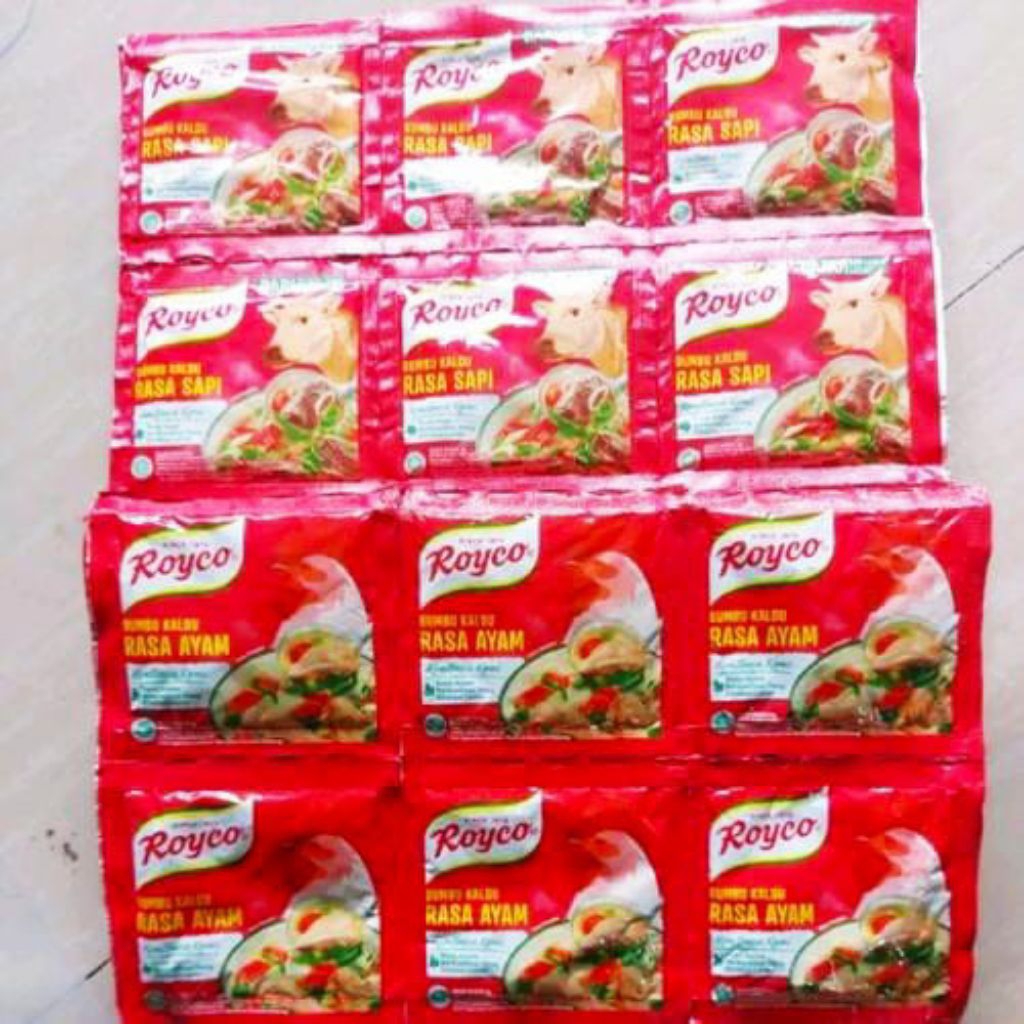 Jual ROYCO AYAM SAPI 1 Renceng isi 12 pcs | Shopee Indonesia