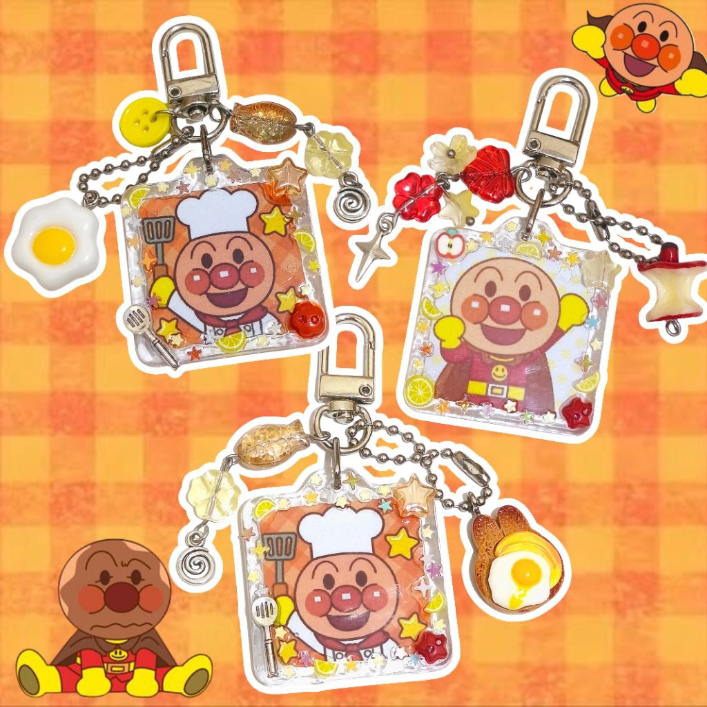 Jual trinkets anpanman keychain | aesthetic bagcharm | gantungan kunci ...