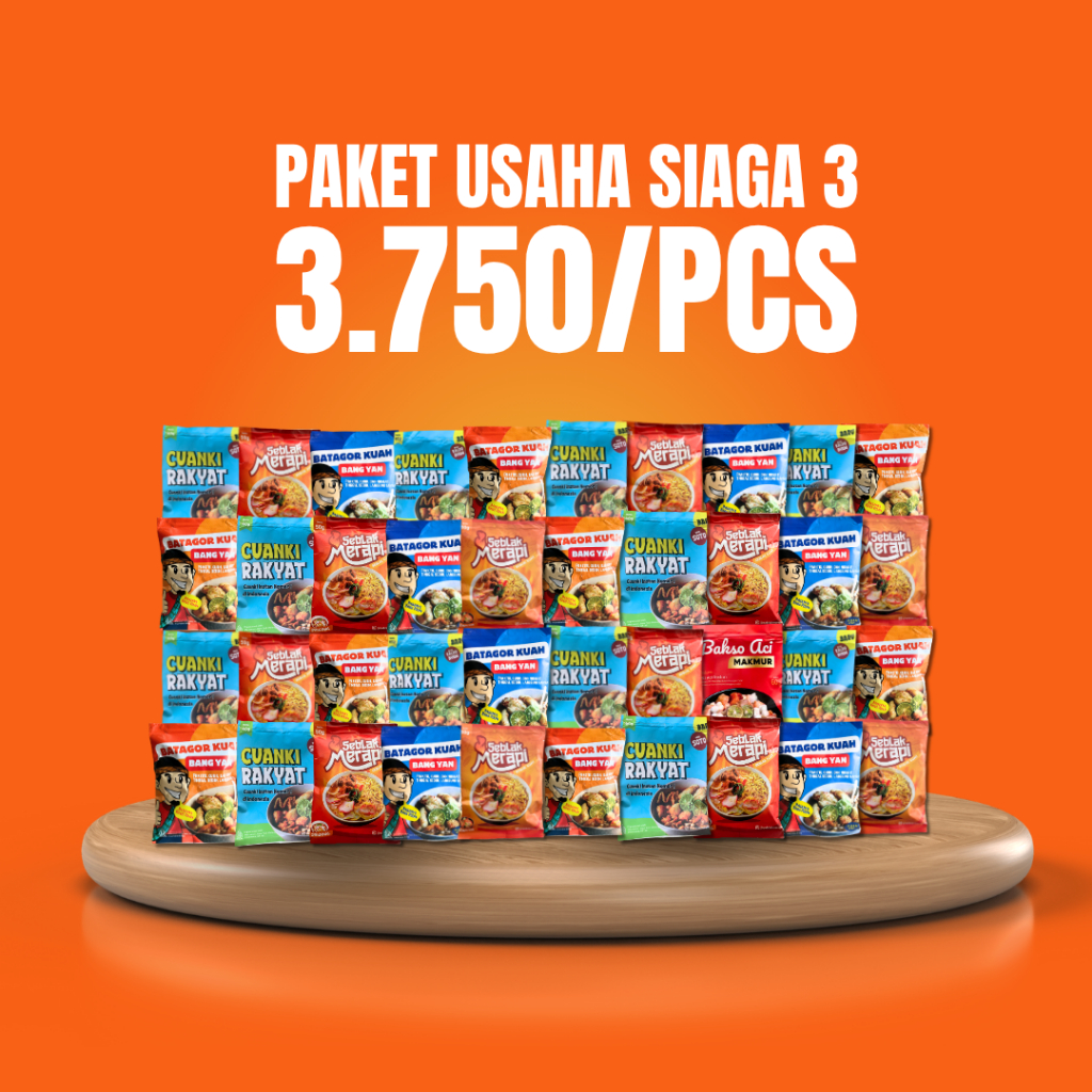 Jual (40 Pcs) Paket Usaha Seblak Merapi, Cuanki Rakyat, Batagor Kuah ...