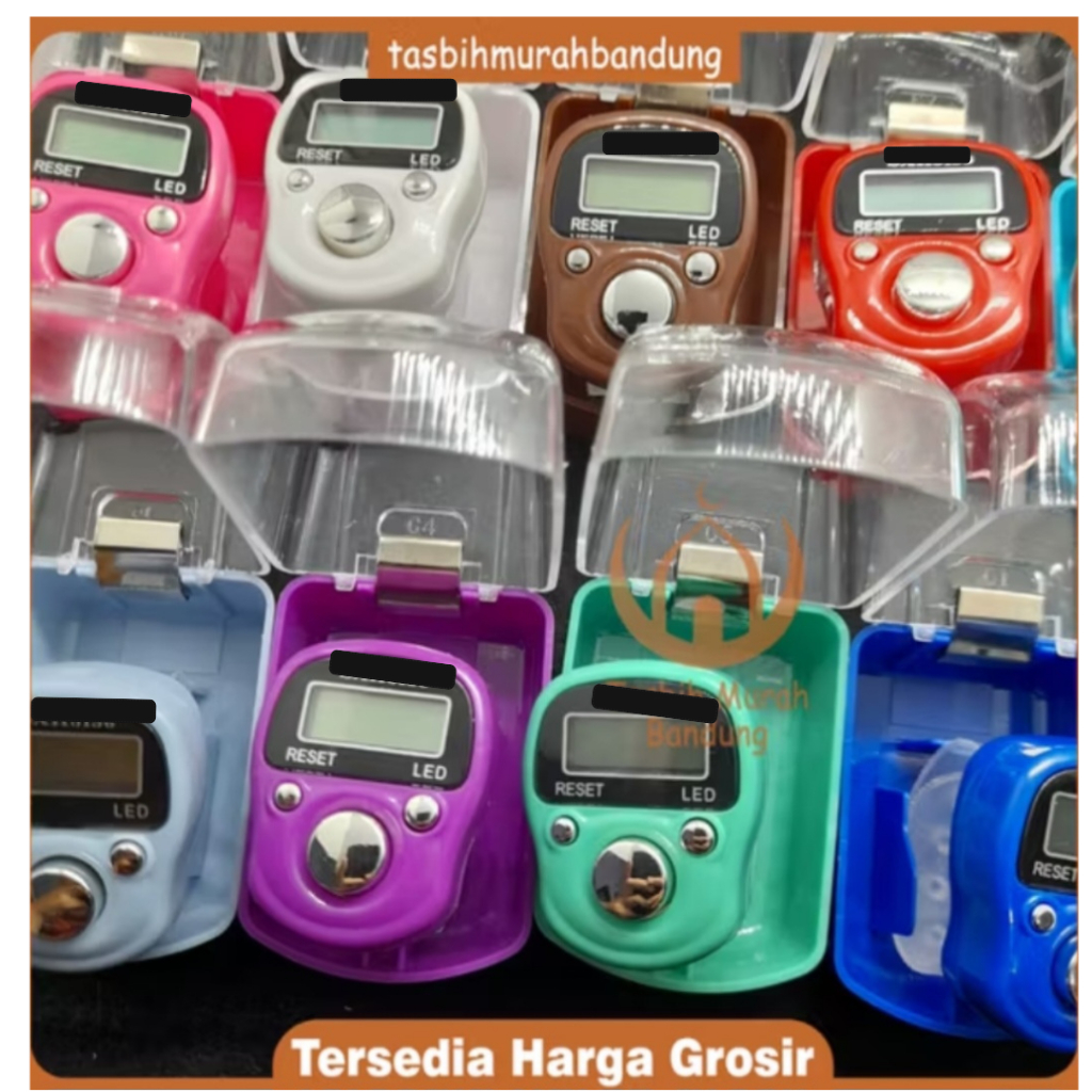 Jual Tasbih Digital LED Finger Counter Kotak Kaca | Shopee Indonesia