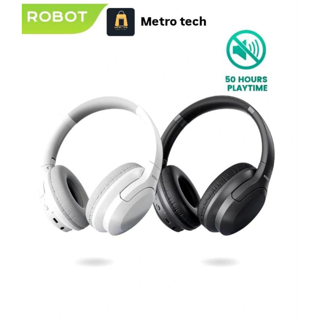 Jual ROBOT SPIRIT H20 Headset Bluetooth Ultra Dual Eq And 55H plytime ...