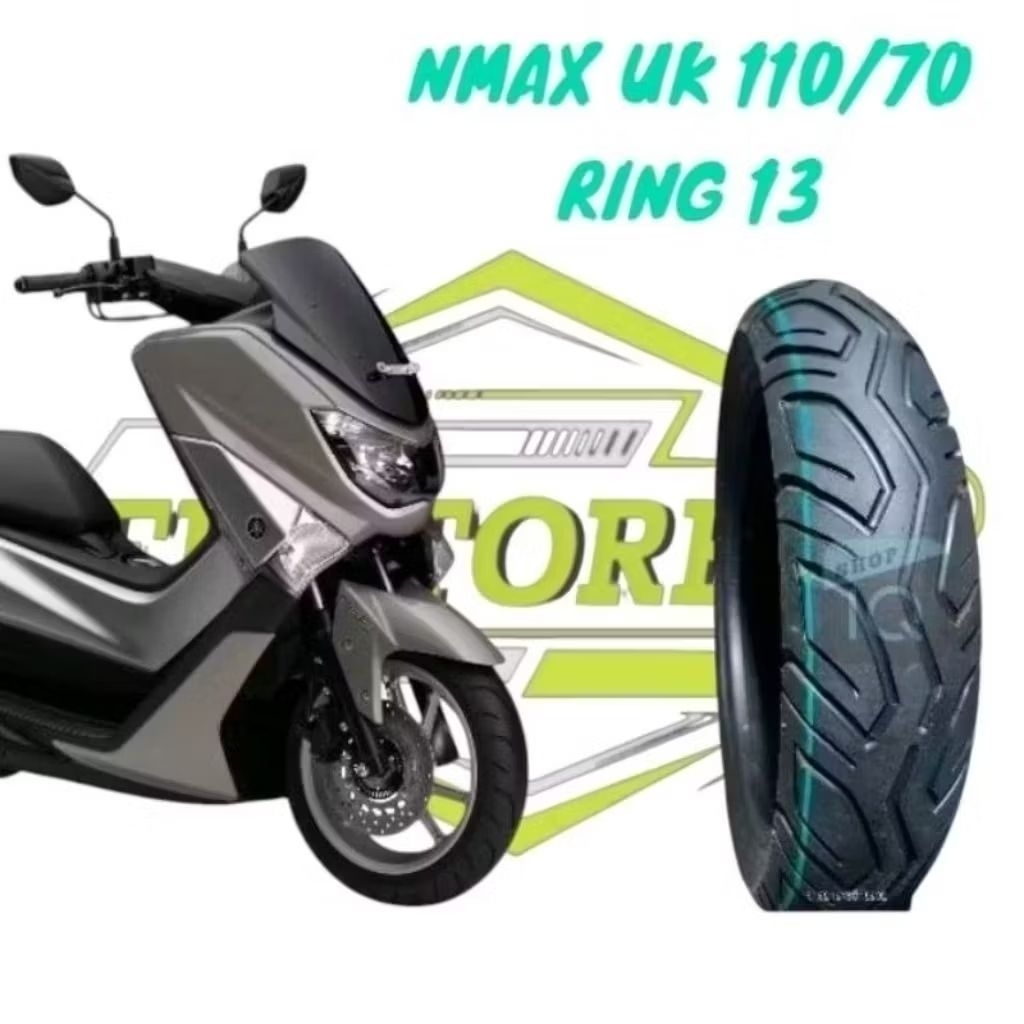 Jual BAN DEPAN YAMAHA NMAX VARIASI SECOND UKURAN 110/70 RING 13 TUBELES ...