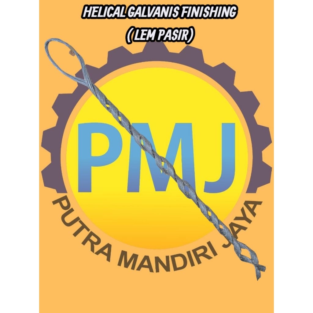 Jual Helical galvanis Lem pasir Diameter 5mm-16mm / prifomed / Helical ...