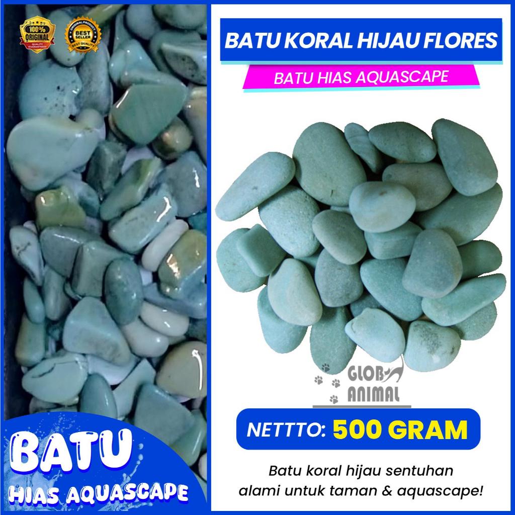 Jual BATU KORAL HIJAU FLORES ECER 500 GRAM batu hijau batu hias taman aquascape | Shopee Indonesia