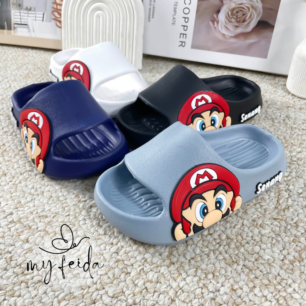 Jual CLOOS 2318C-1 SANDAL ANAK KARAKTER MARIO HAPPY / SANDAL CLOOS ...