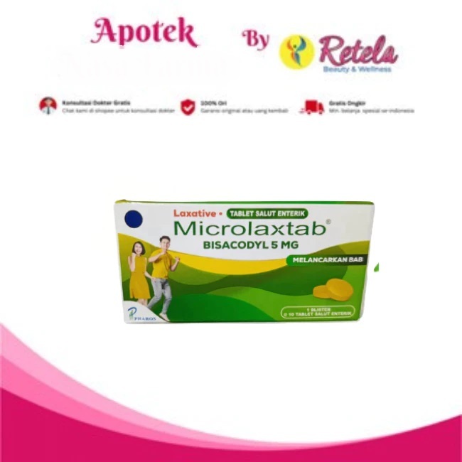 Jual MICROLAX TAB 5 MG PER BOX ISI 10 TABLET | Shopee Indonesia