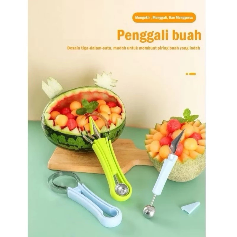 Jual Alat Dekorasi Buah Multifungsi /Kerokan Buah /Cocktails Fruit Ball ...