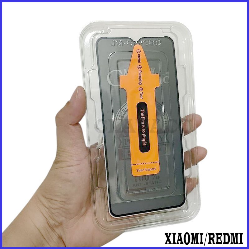 Jual Tempered Glass Ceramic Matte Anti Gagal Pasang TG SPY Antikepo Superfit For Xiaomi Redmi ...