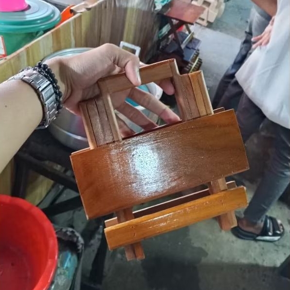 Jual Rehal Meja Lipat Kayu Ulin Kayu Besi Mini Ukuran Lebar 20cm ...