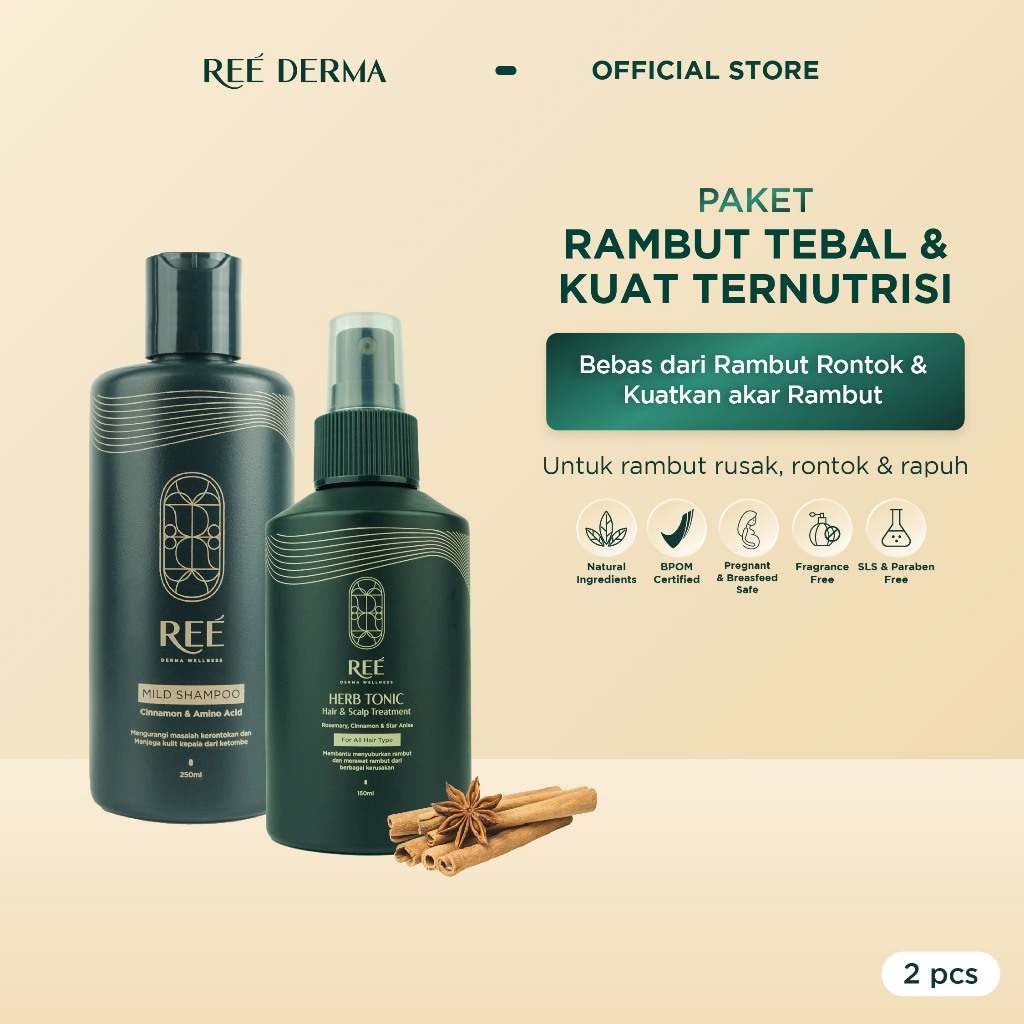Jual Ree Derma Wellness - Bundle Special Price - Herb Tonic 150ML ...