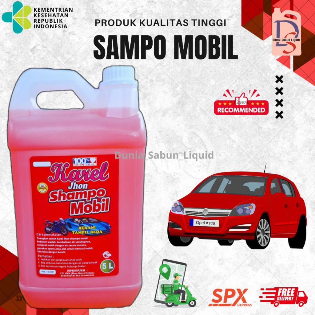 Jual KAREL Japan Sampo Cuci Motor / Mobil Premium 5 Liter PROMO ...