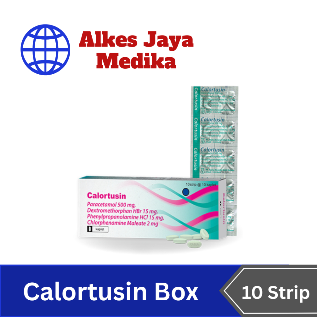 Jual Calortusin Box Isi 100 Kaplet - Obat Batuk & Pilek | Shopee Indonesia