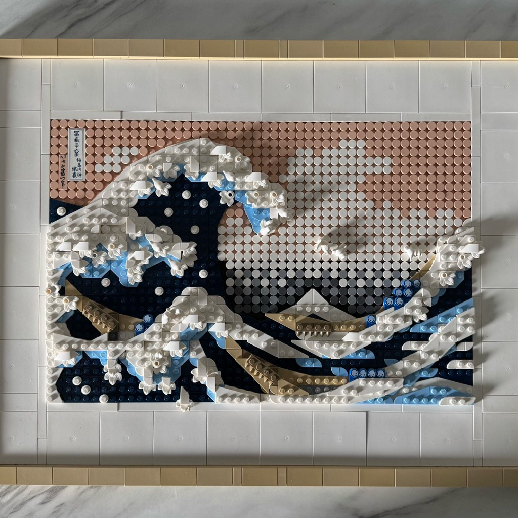 Jual Lego Great Wave of Kanagawa Hokusai Art 31208 SECOND NO BOX ...