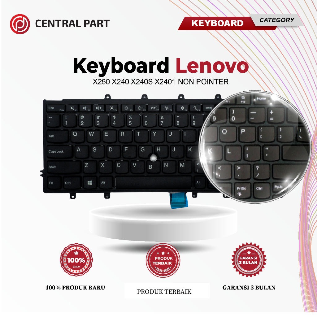 Jual Keyboard Lenovo X260 X240 X240S X2401 Non Pointer | Shopee Indonesia